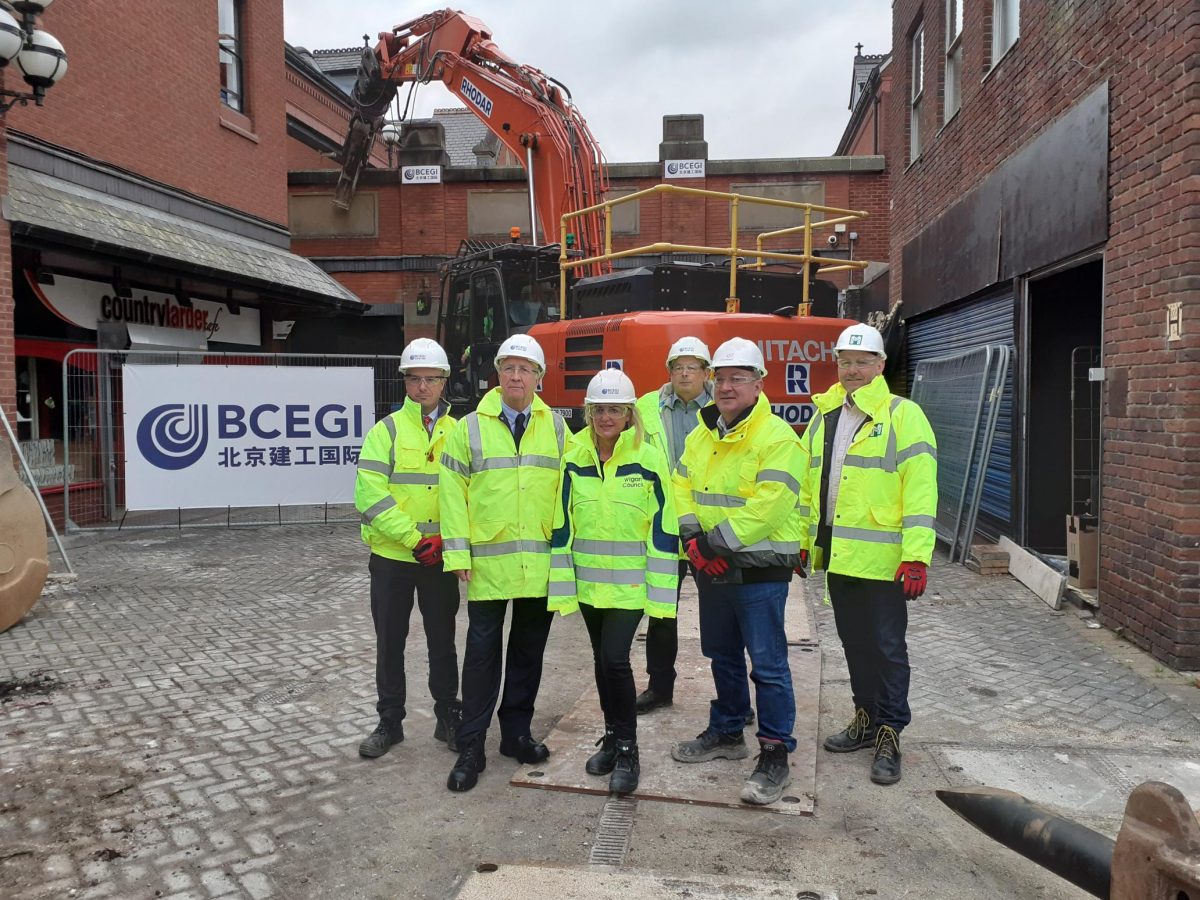 Ground-breaking ceremony at £135 million Wigan Galleries – BCEGI